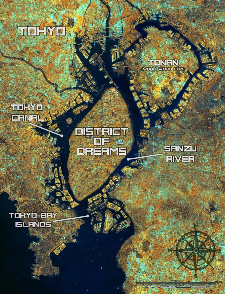 Maps of Tokyo in The Jubilee Cycle Future | Eli K.P. William